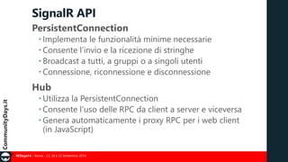 Web in real time con signalR | PPTX | Web Development | Internet