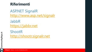 Web in real time con signalR | PPTX