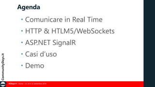 Web in real time con signalR | PPTX | Web Development | Internet