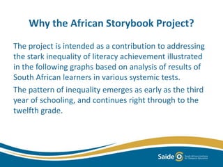 African Storybook: The First 18 Months of the Project | PPT