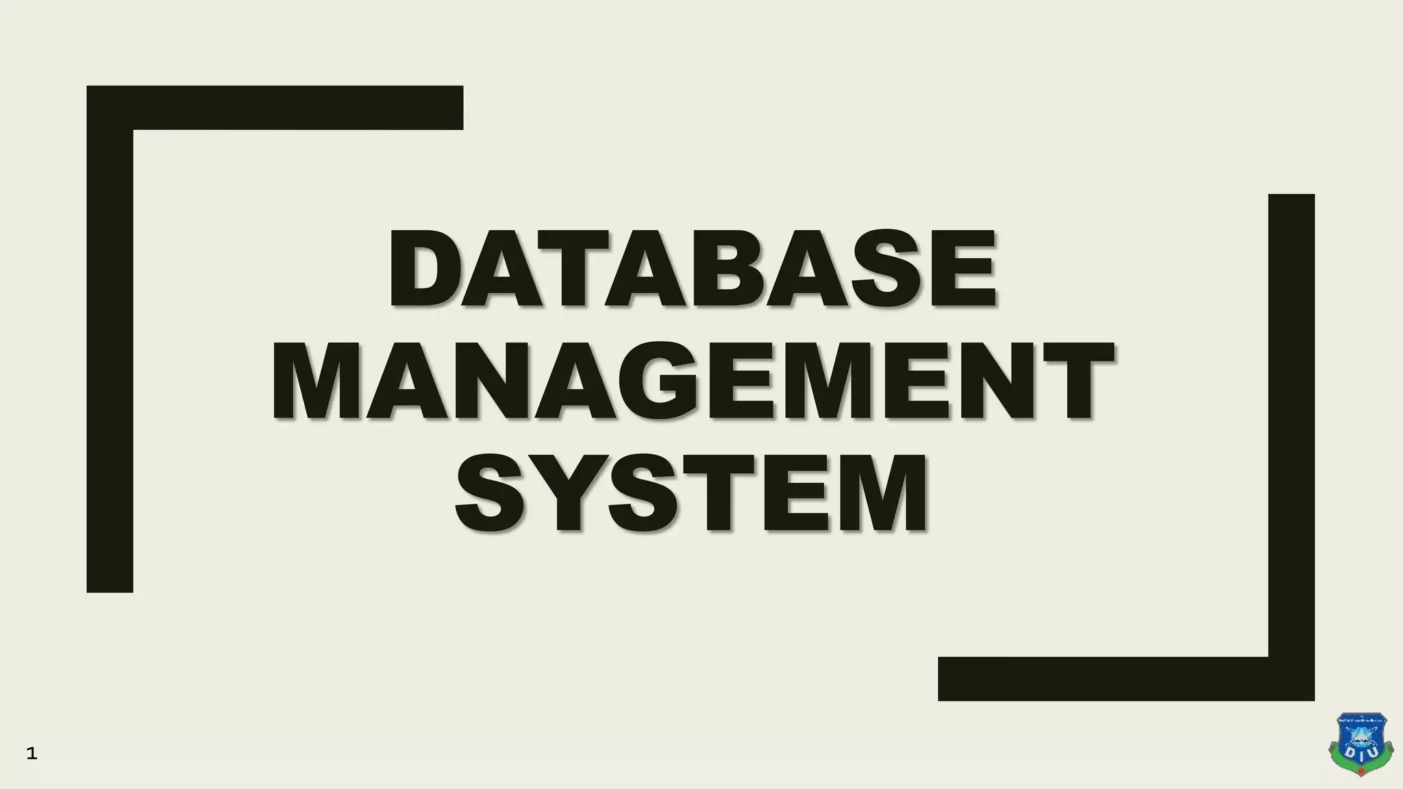 Database Managment System | PPTX | Databases | Computer Software and Applications