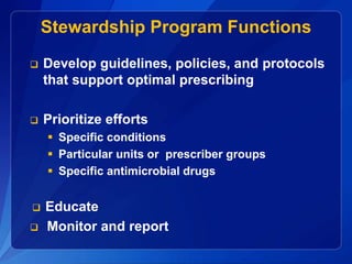 Asp antimicrobial stewardship | PPTX