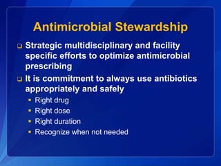 Asp antimicrobial stewardship | PPTX
