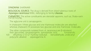 Asparagus, dioscorides, fenugreek | PPTX | Endocrine and Metabolic ...