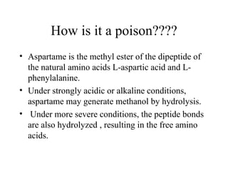 Aspartame In Ms | PPT
