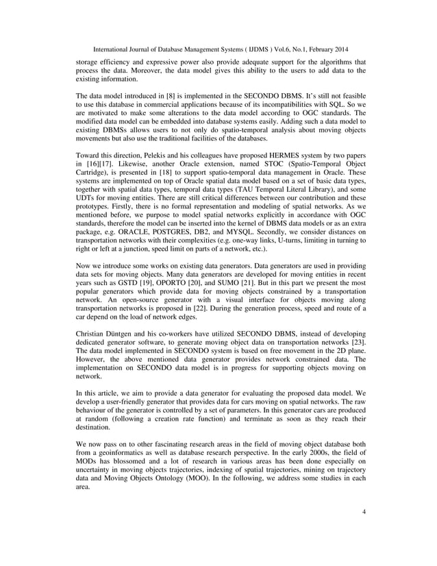 A spatial data model for moving object databases | PDF