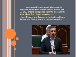 ARMED FORCES SPECIAL PROTECTION ACT | PPTX