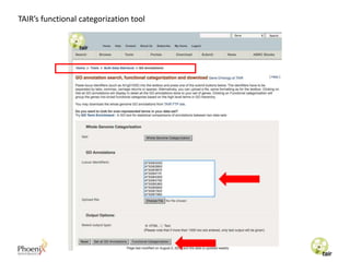 TAIR Presentation ASPB 2016 | PPTX