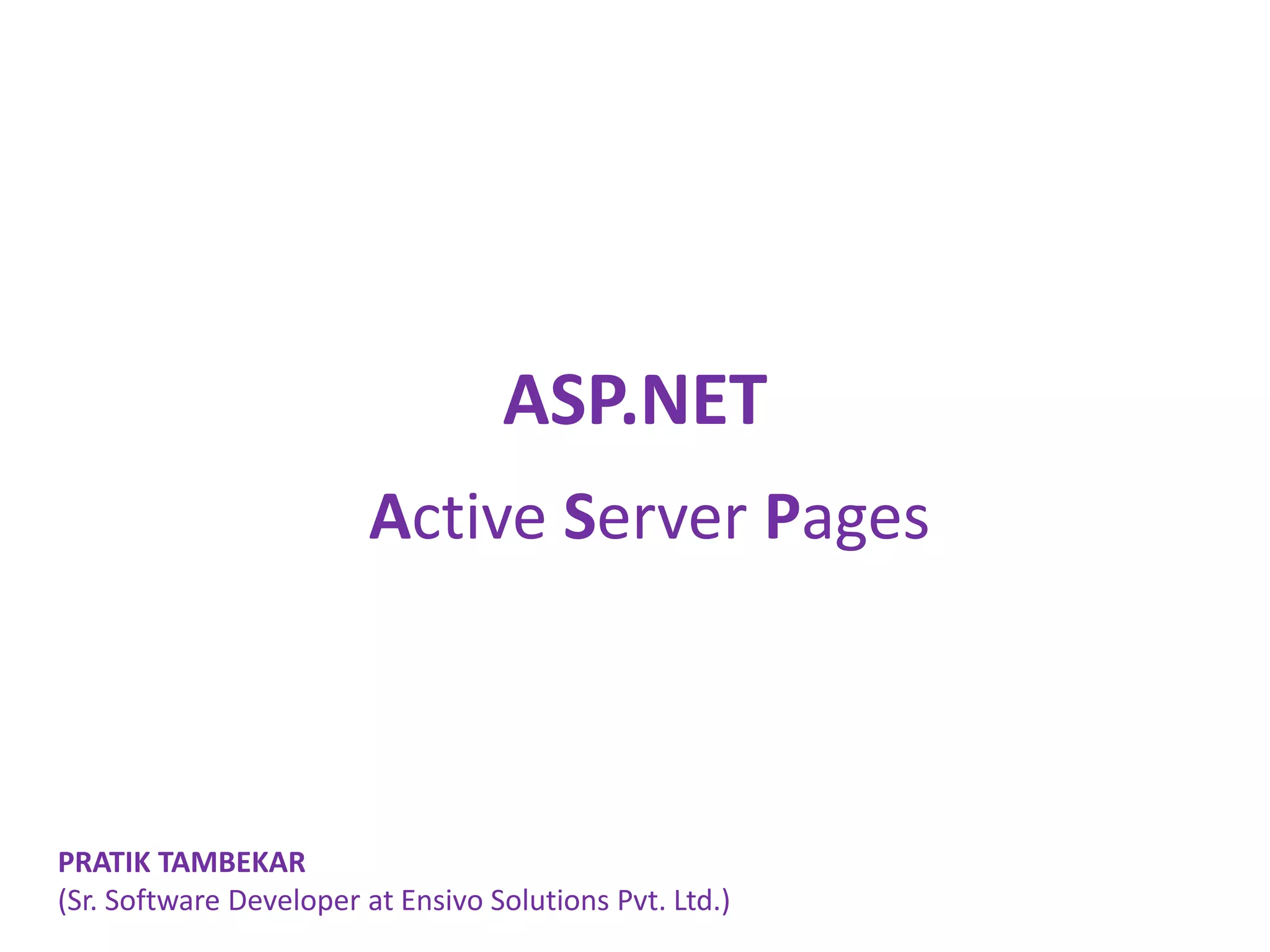 Asp Dot Net Ppt 5795