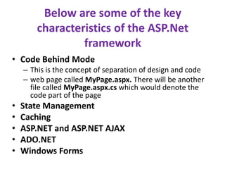 ASP DOT NET | PPT
