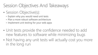 ASP.NET 5 & Unit Testing | PPTX | Web Development | Internet