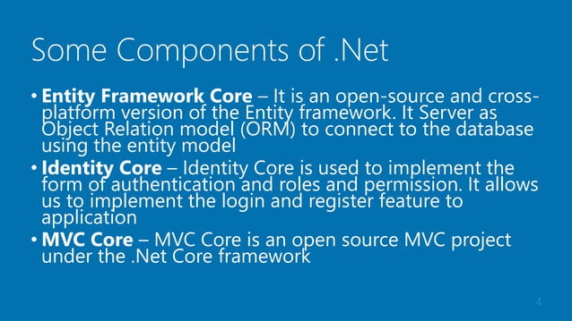 Introduction Asp.Net Core, MVC, Docker (Linux), Postman and Swagger | PPTX