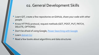 ASP.NET Developer Roadmap 2021 | PPT