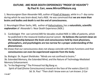 Are Near-Death Experiences "Proof of Heaven"? | PPT