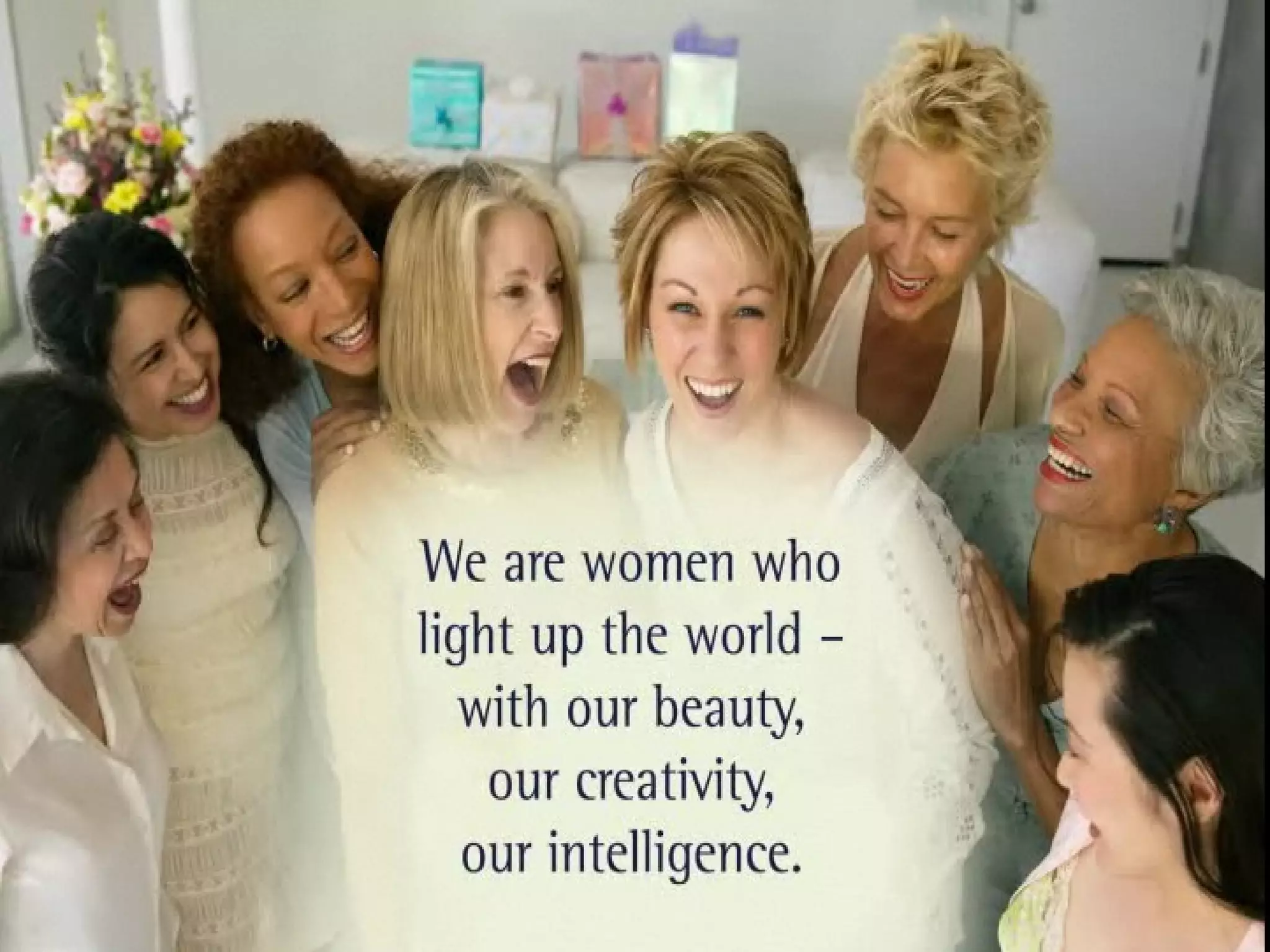 A message for all women who light up the world | PPT