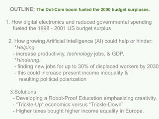 The Dot-Com boom fueled the 2000 budget surpluses. Will AI help or ...