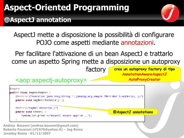 Aspect Oriented Programming Ppt