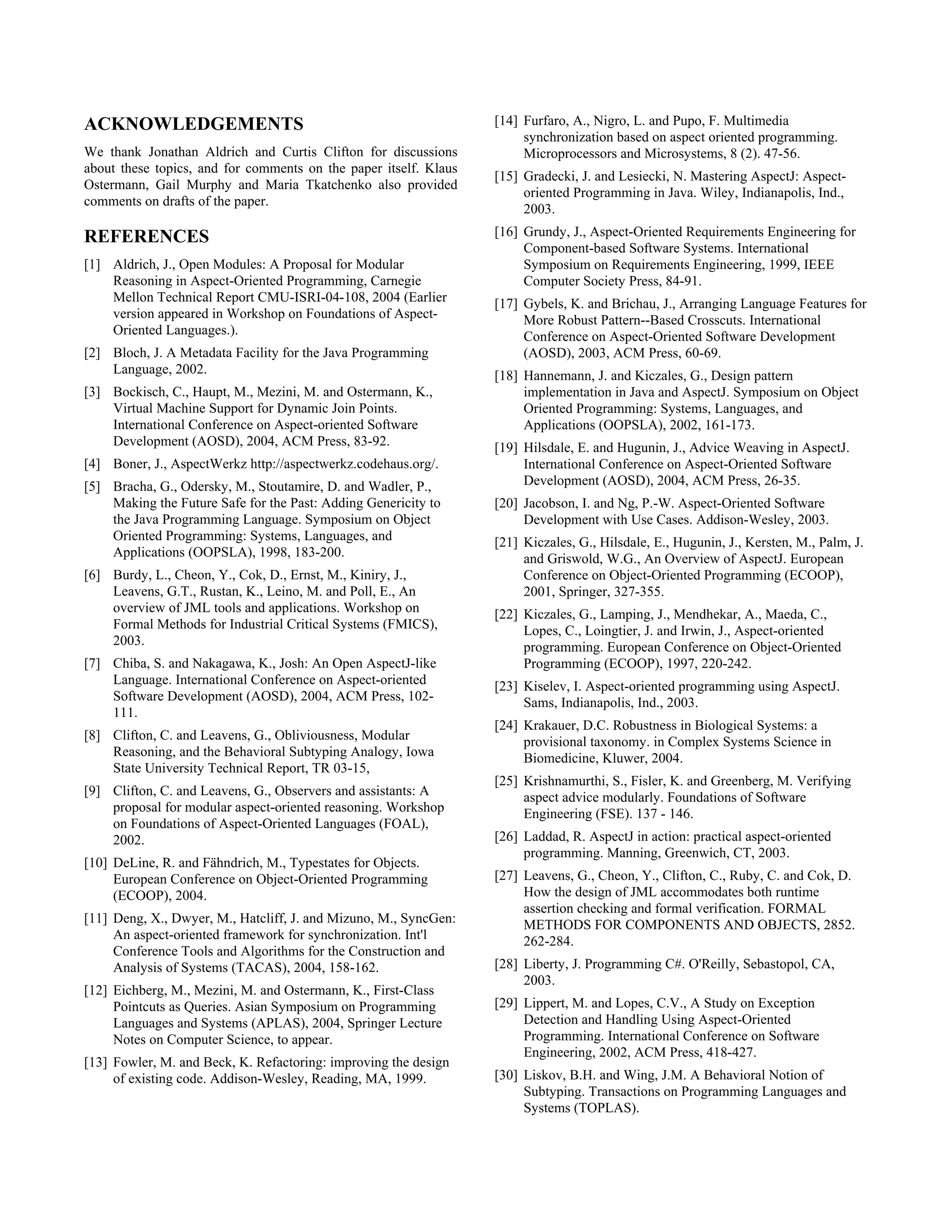 Aspect Oriented Programming | PDF