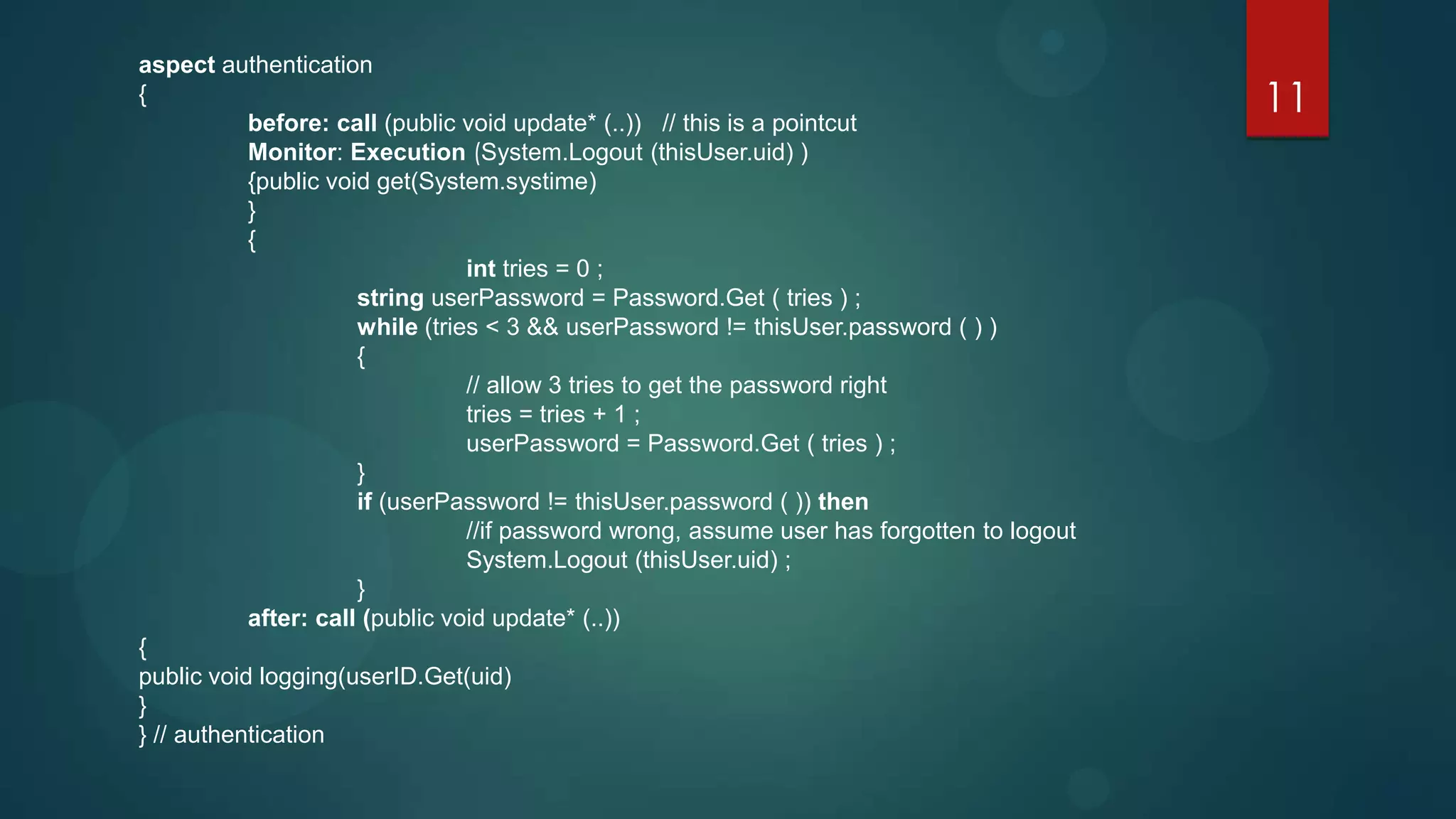 Aspect Oriented Software Engineering Draft Pptx Programming