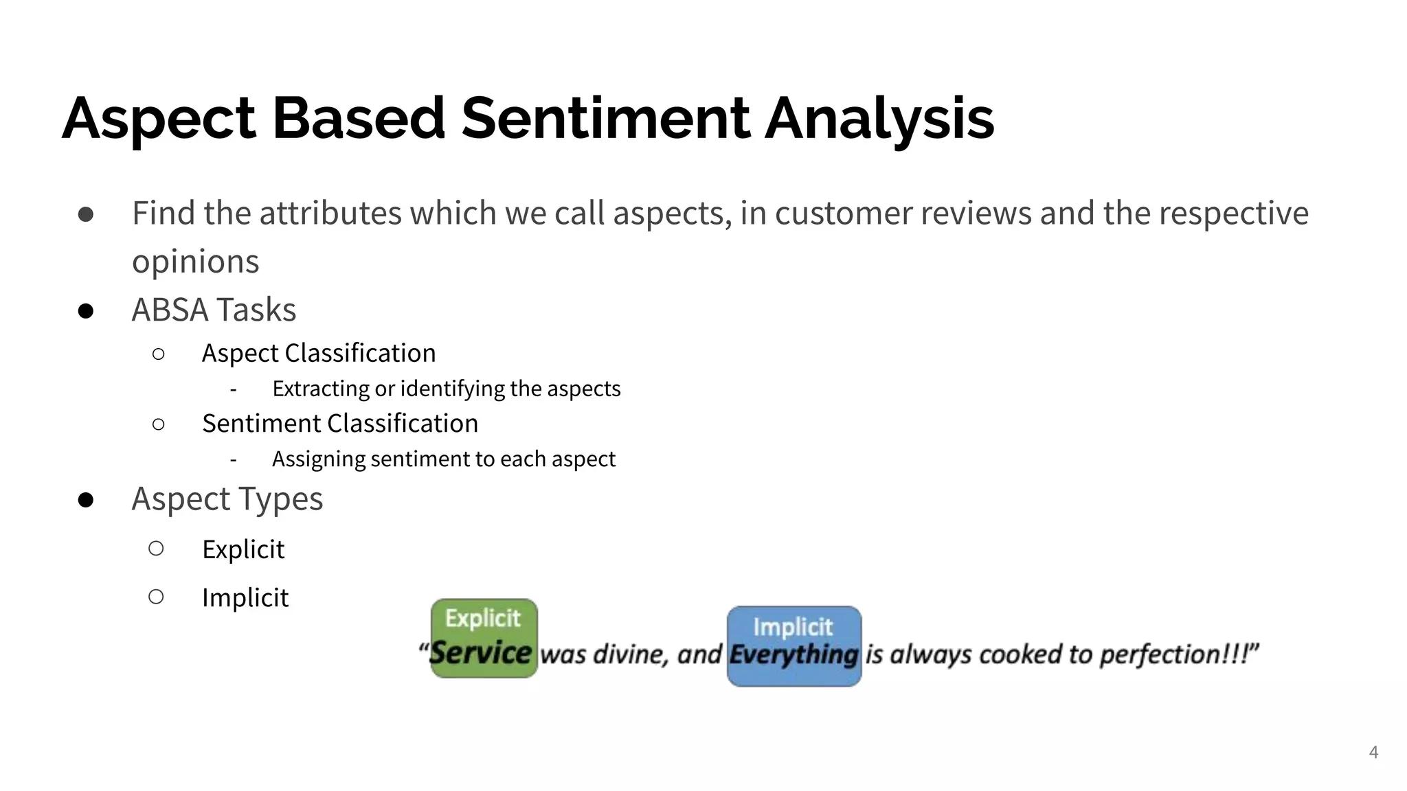 Aspect Based Sentiment Analysis | PPT