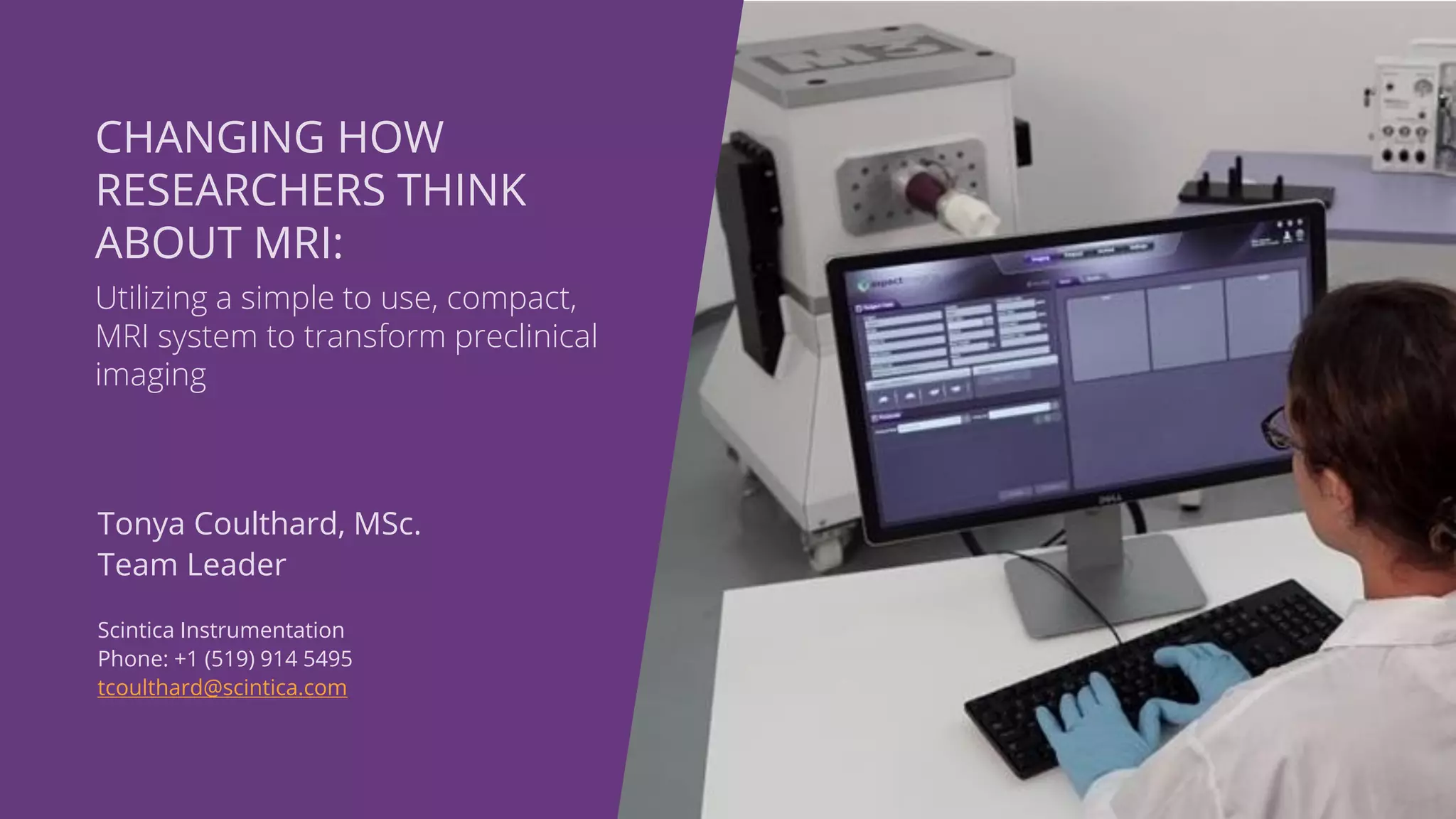 Changing how researchers think about MRI: Utilizing a simple to use ...