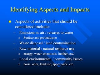 aspect_impact.pptx | Environment | Science