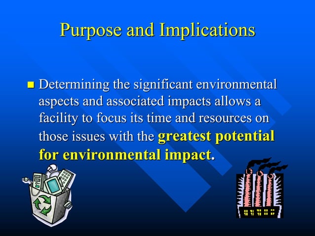 aspect_impact.pptx | Environment | Science