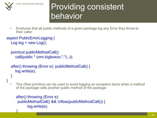 Introduction to AspectJ | PPT