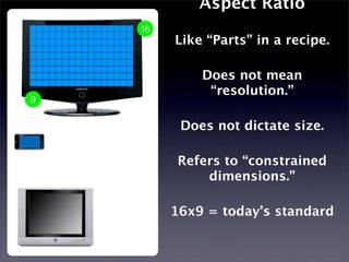 Aspect Ratio Clarification | PPT