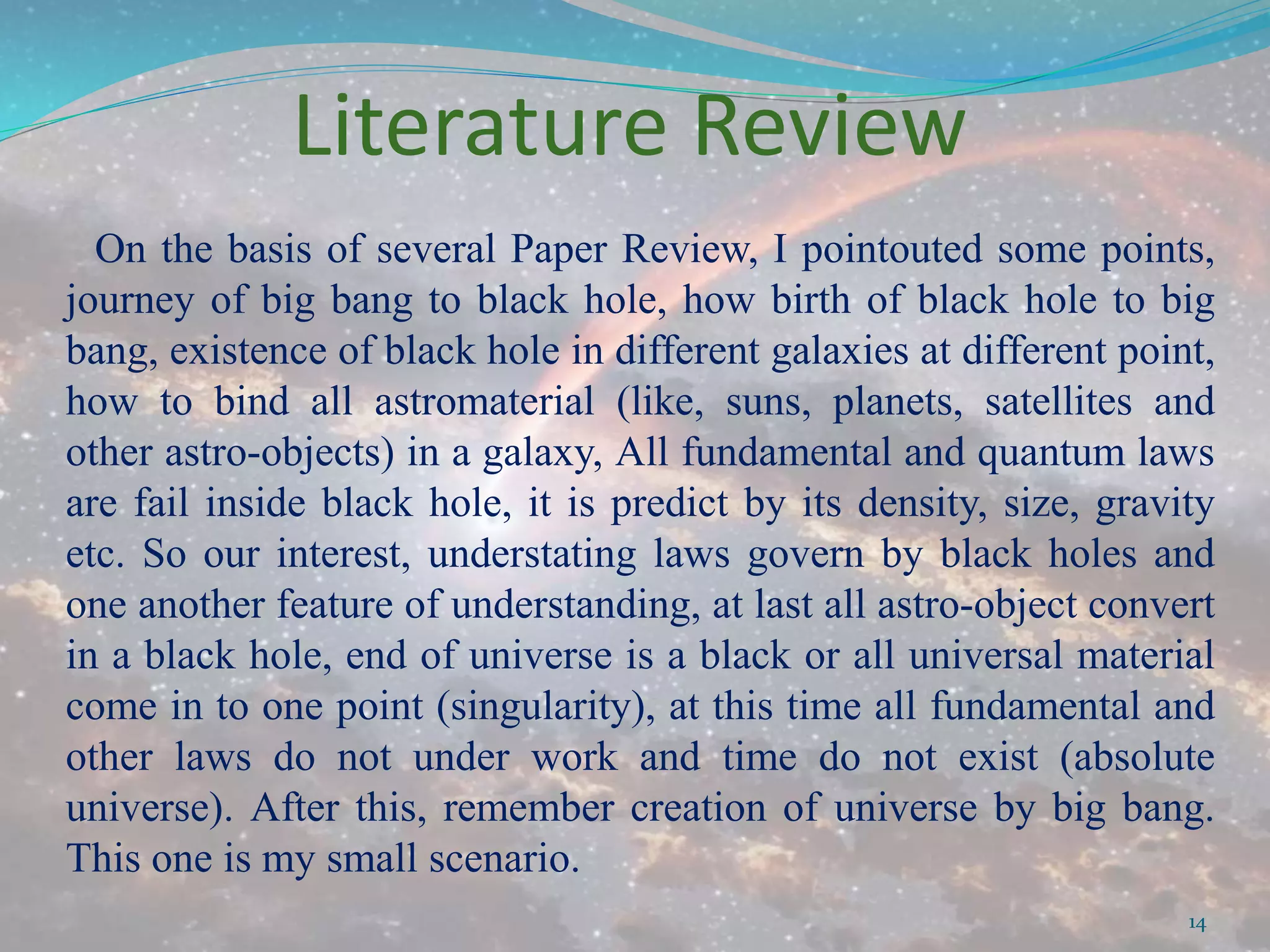 Aspect Of Black Holes In Modified Theories Of Gravity Ppt