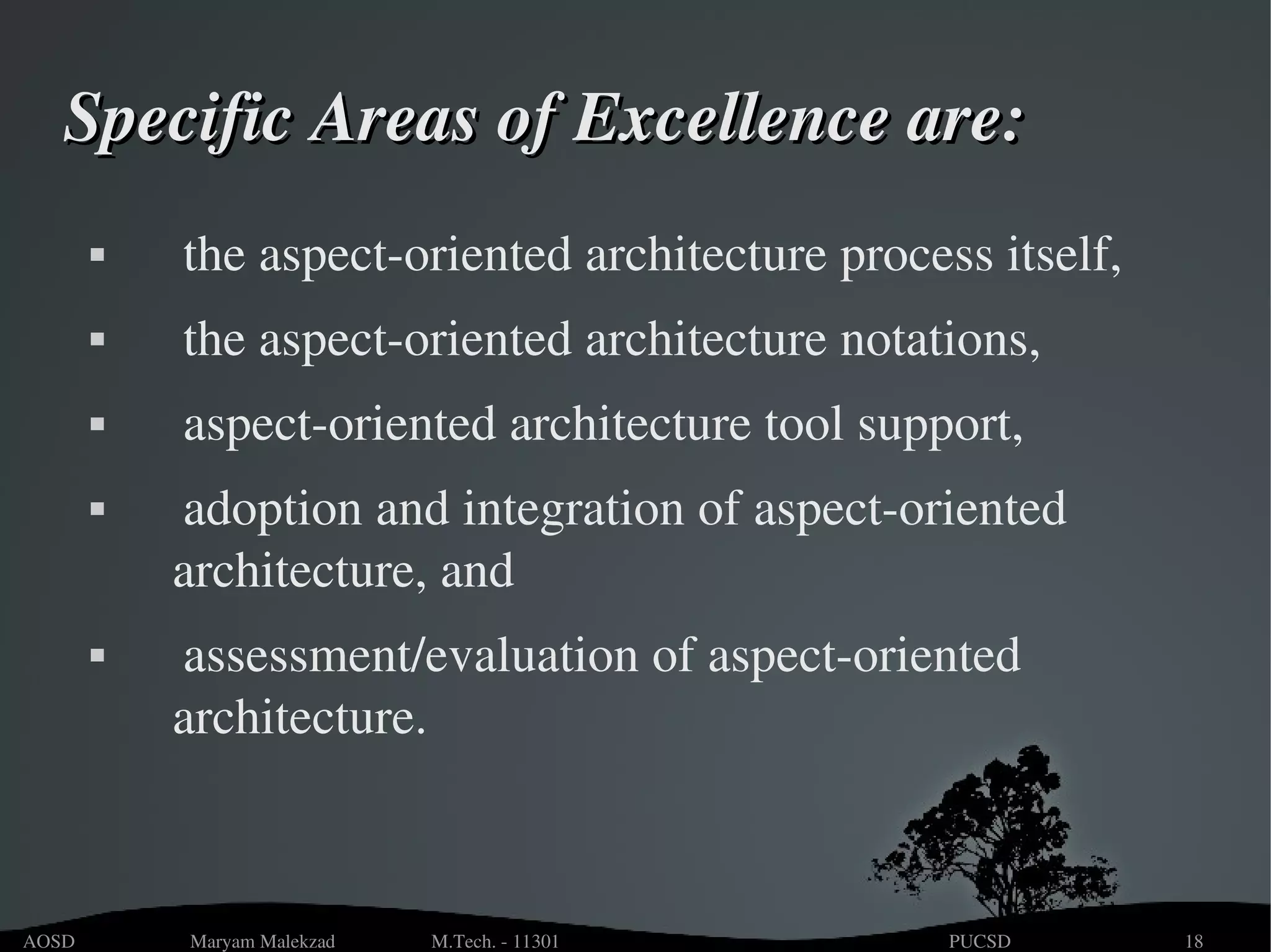 Aspect oriented software development | PDF