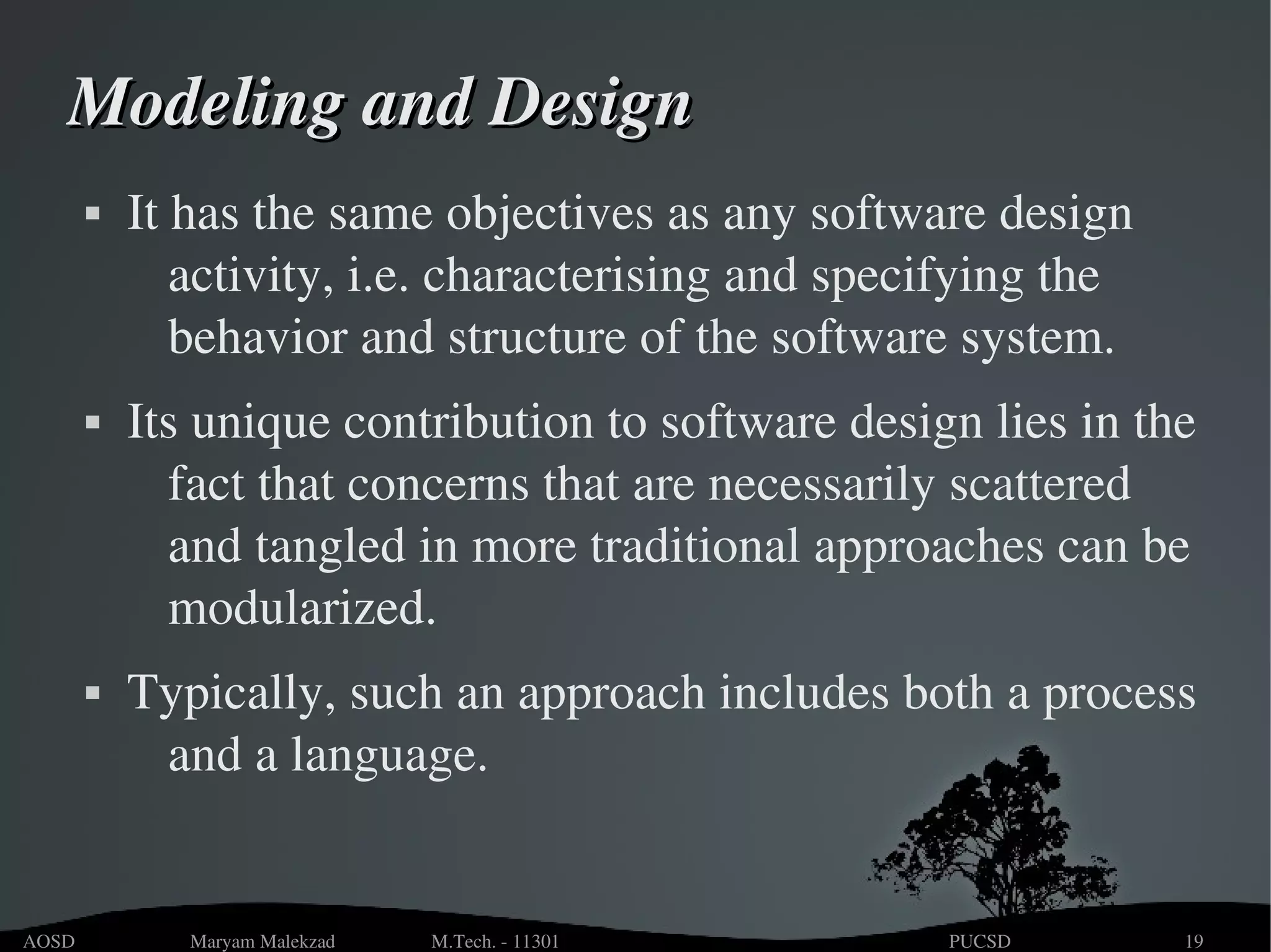 Aspect oriented software development | PDF