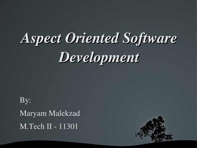Aspect oriented software development | PDF