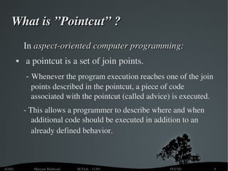 Aspect oriented software development | PPT