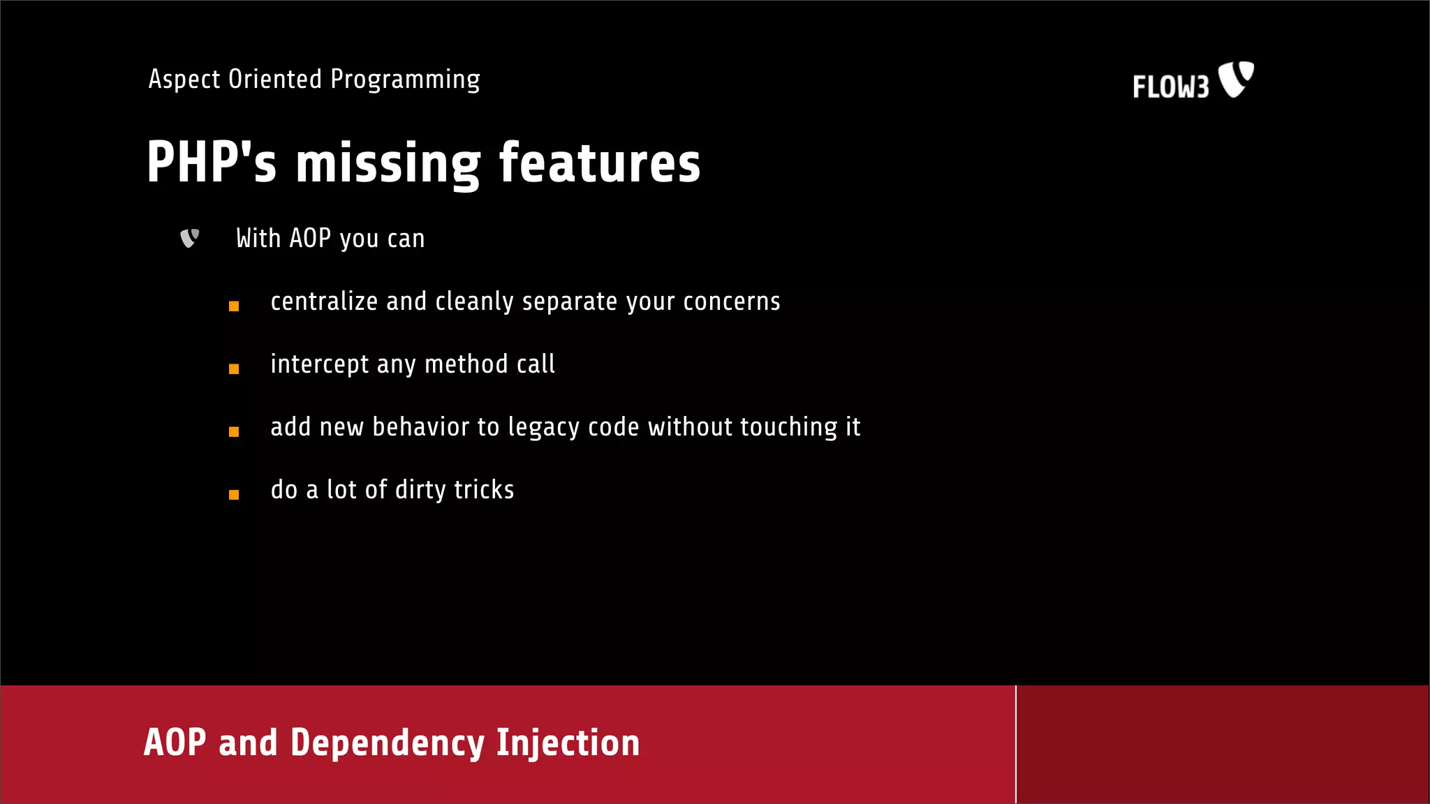 Aspect Oriented Programming And Depedency Injection Ppt