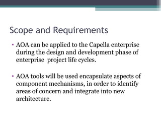 Aspect oriented architecture | PPT