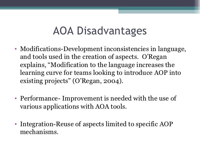 Aspect Oriented Architecture
