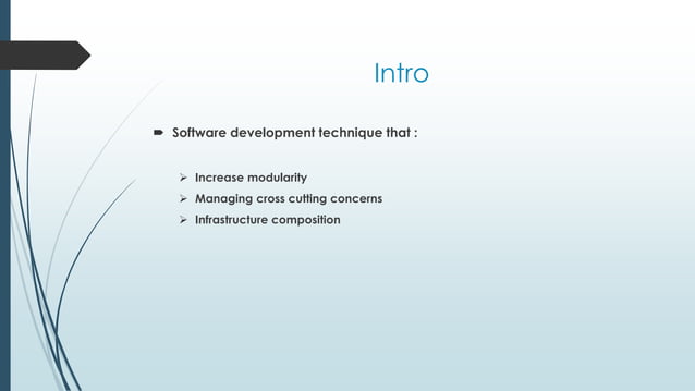 Introduction To Aspect Oriented Programming Ppt