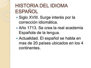 Aspectos fundamentales del español como lengua materna | PPTX