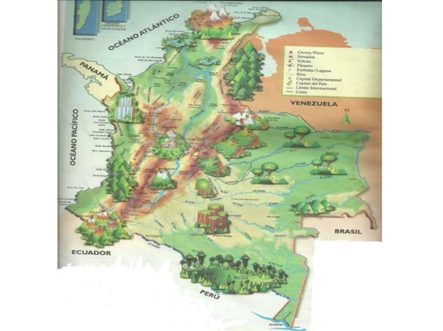 GEOGRAFÍA FÍSICA DE COLOMBIA | PPT