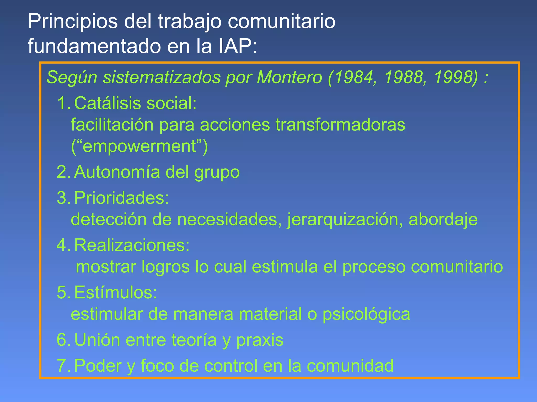 Aspectos MetodoloóGicos Del Trabajo Comunitario Sociales | PPT
