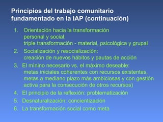 Aspectos MetodoloóGicos Del Trabajo Comunitario Sociales | PPT