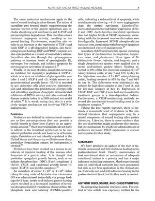 Aspectos nutricionales para heridas gastrointestinales | PDF