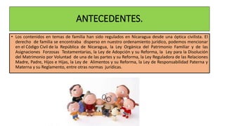 Aspectos relevantes del codigo de la familia | PPTX