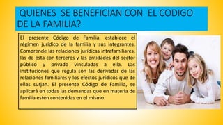 Aspectos relevantes del codigo de la familia | PPTX