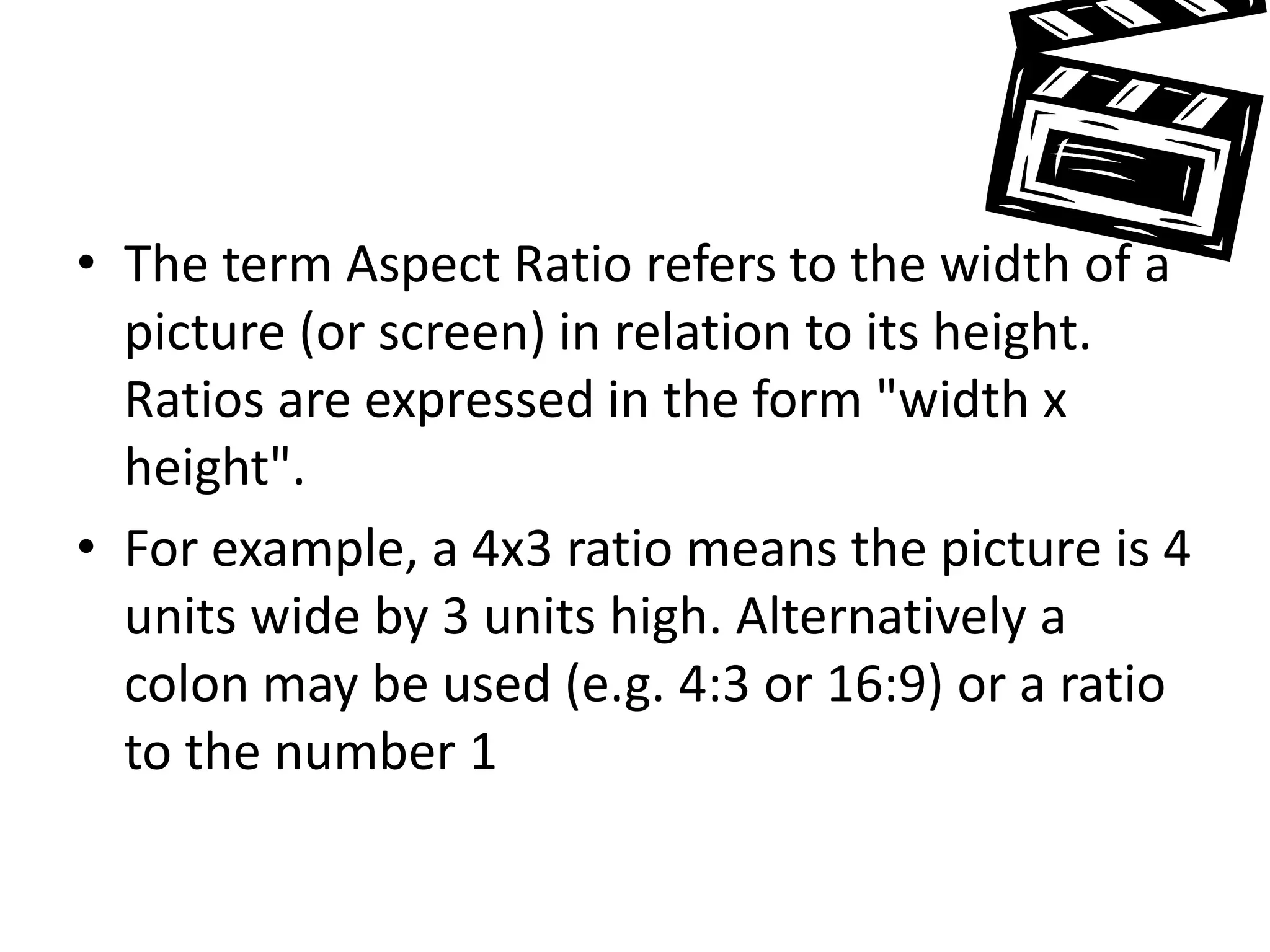 Aspect ratios | PPT