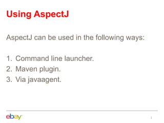 Introduction to Aspect Oriented Programming | PPT