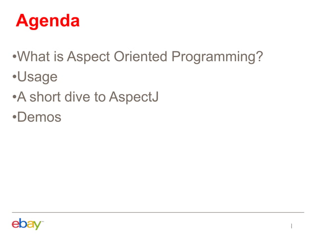 Introduction to Aspect Oriented Programming | PPT