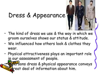 Aspects of body language ppt | PPT