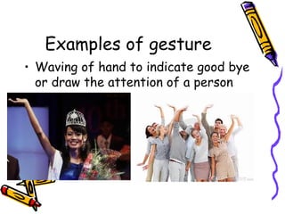 Aspects of body language ppt | PPT